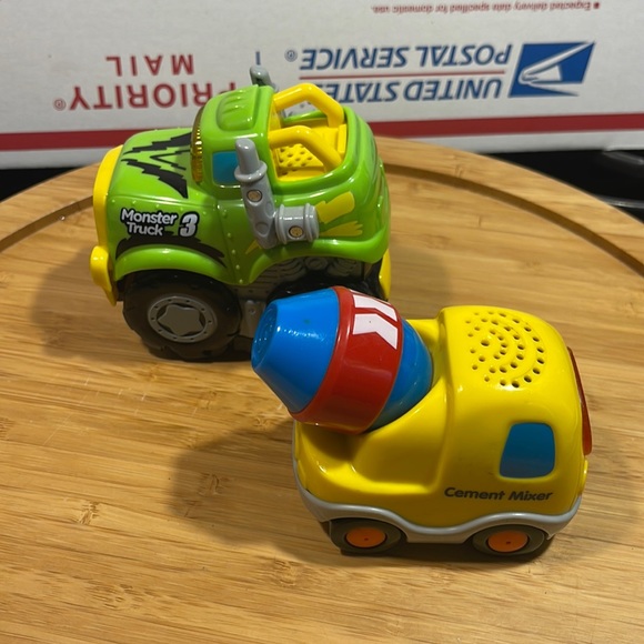 vtech | Toys | Vtech Cement Mixer And Monster Truck 3 On Off Switches ...